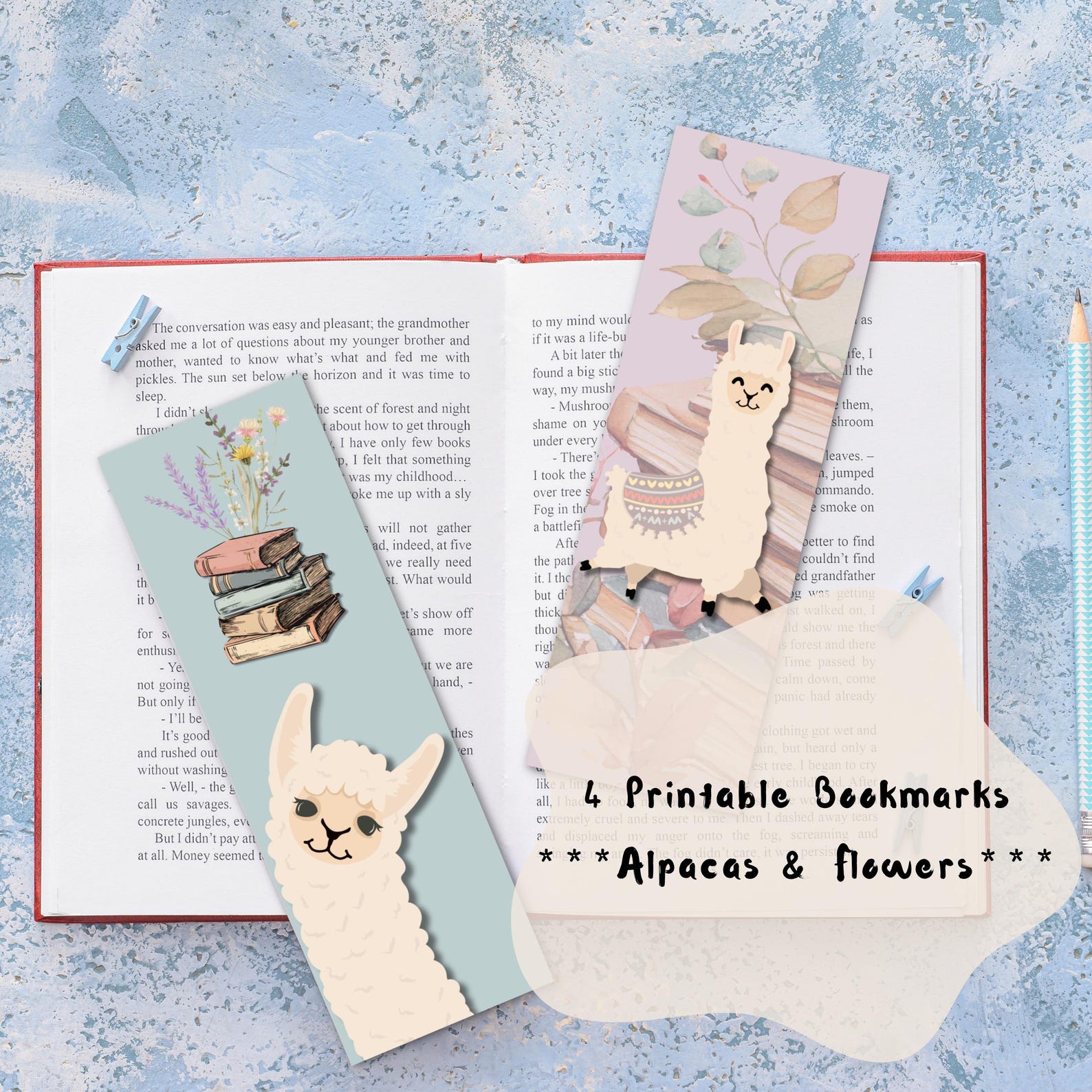 4 PDF & JPG Printable Bookmarks for Kids | Cute Animal Bookmarks ...