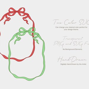 Hand Drawn Ribbon Frames Set | Coquette Elements | Border Icons ...