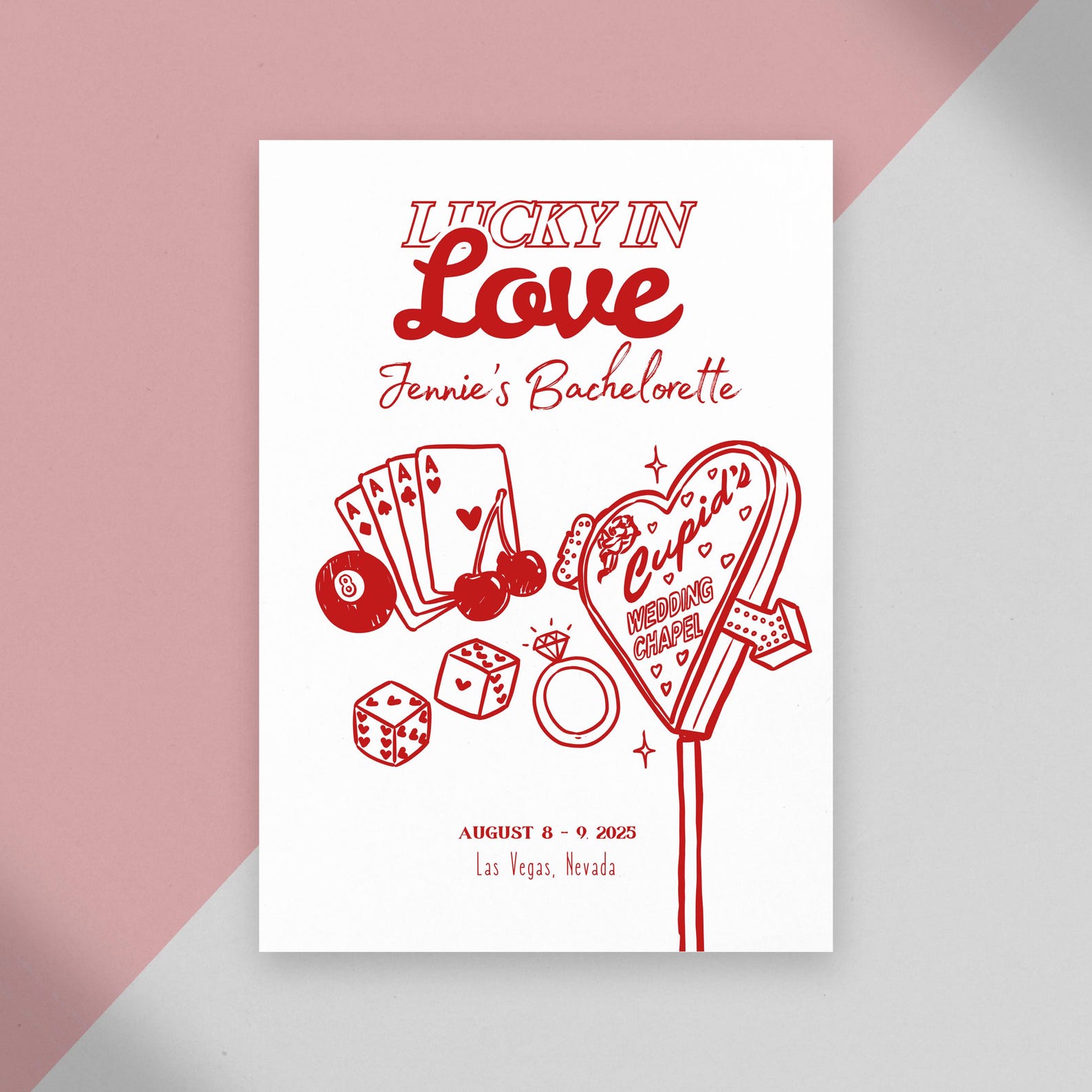 Las Vegas Clipart | Bachelorette Hand Drawn Party PNG SVG | Wedding Graphics | Casino Party ...
