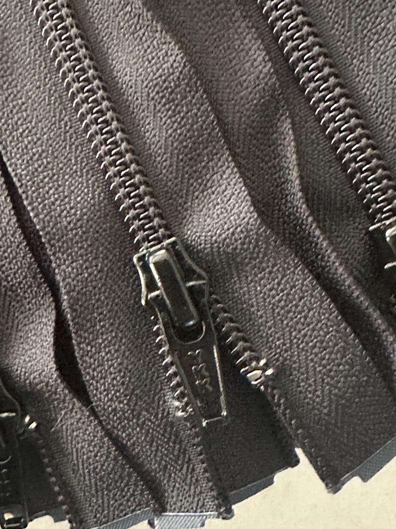 Zippers - Ykk Cif-56 DA86 E 5/8 Pack/100. Tan, Brown or Black - Etsy
