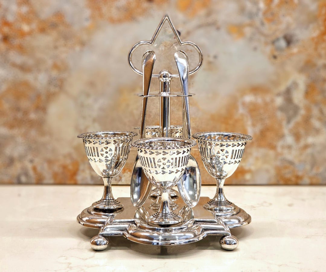 Rare Antique 1900s Edwardian Jc&co (john Collyer Co) English Silver ...