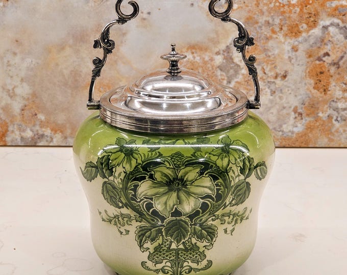 Very Rare Art Nouveau S.F & Co (fielding Devon Ware) English Biscuit ...