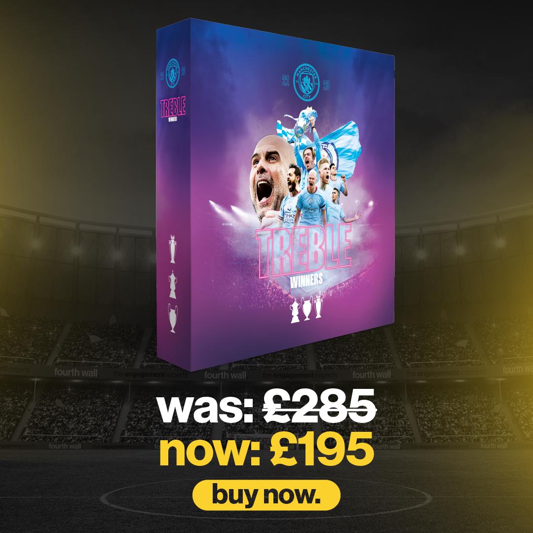 Manchester City Treble Winners Collectors Set - Etsy