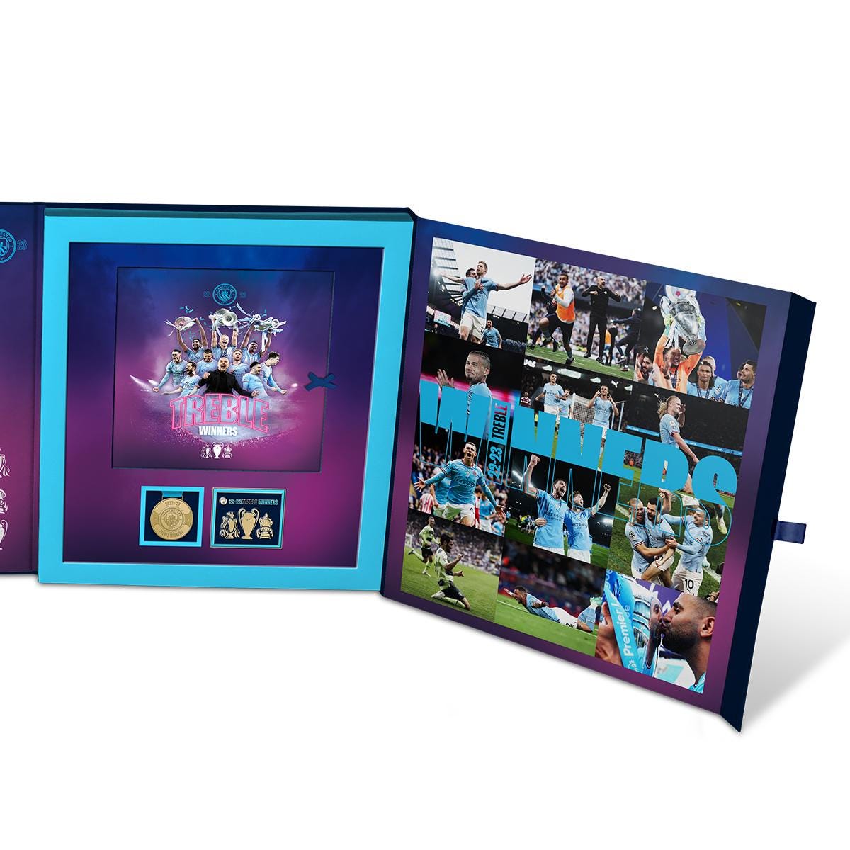 Manchester City Treble Winners Collectors Set - Etsy