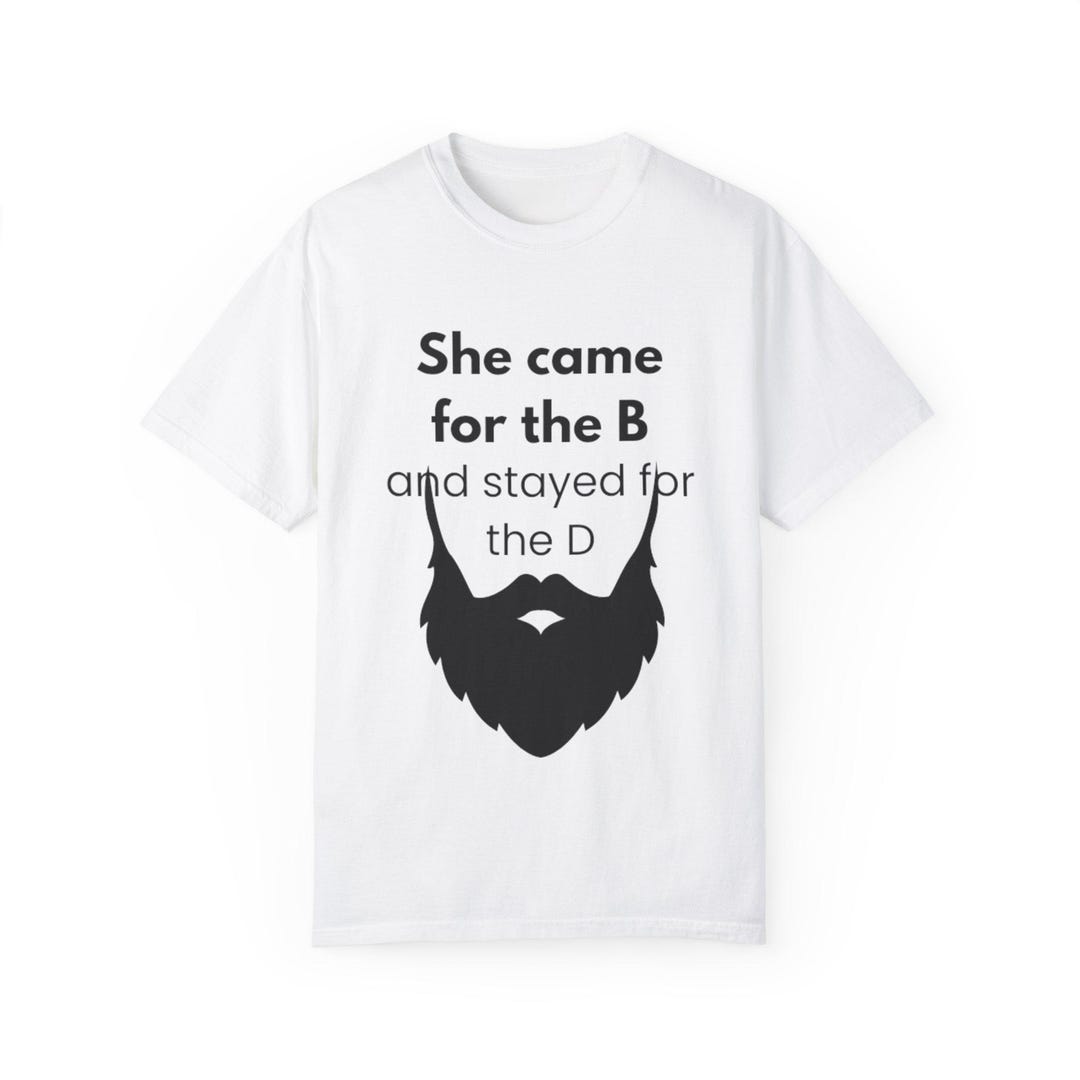 Beard T-shirt Funny Beard Design Perfect Gifts Laugh Casual Wear Humor ...