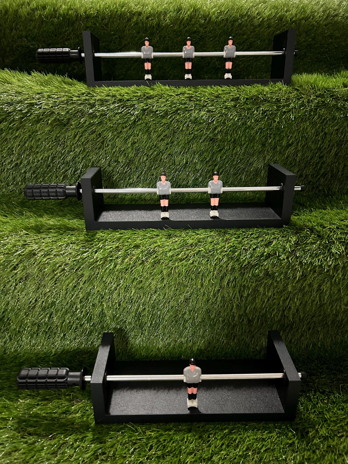 Quirky Bespoke Floating Football Shelves (set of 3 Differing Sizes ...