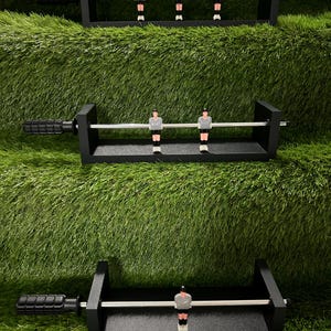 Quirky Bespoke Floating Football Shelves (set of 3 Differing Sizes ...