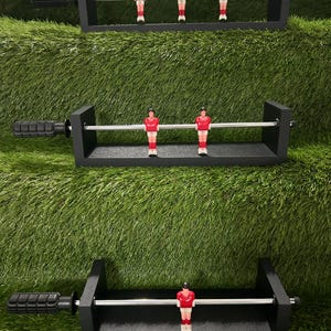 Quirky Bespoke Floating Football Shelves (set of 3 Differing Sizes ...