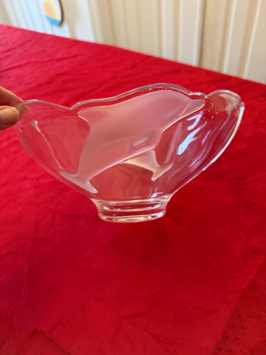 Vintage Lenox Crystal Dolphin Bowl • Frosted Dolphin Accents • 9 ...