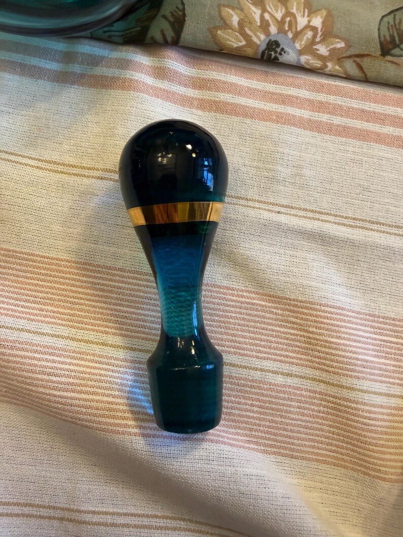 Juego de decantador vintage de vidrio artístico húngaro con copas de ...