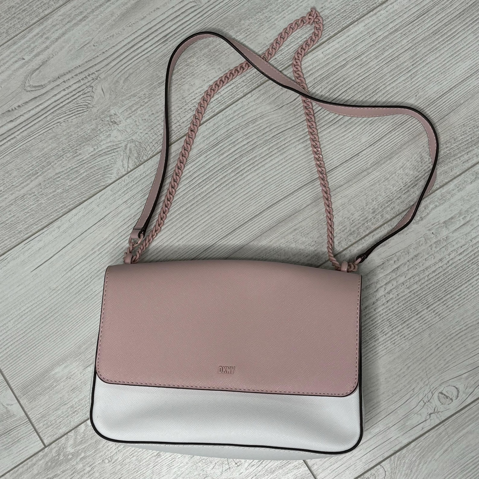 DKNY Vintage Bag | DKNY Pink White Bag | Crossbody Bag | DKNY Purse ...