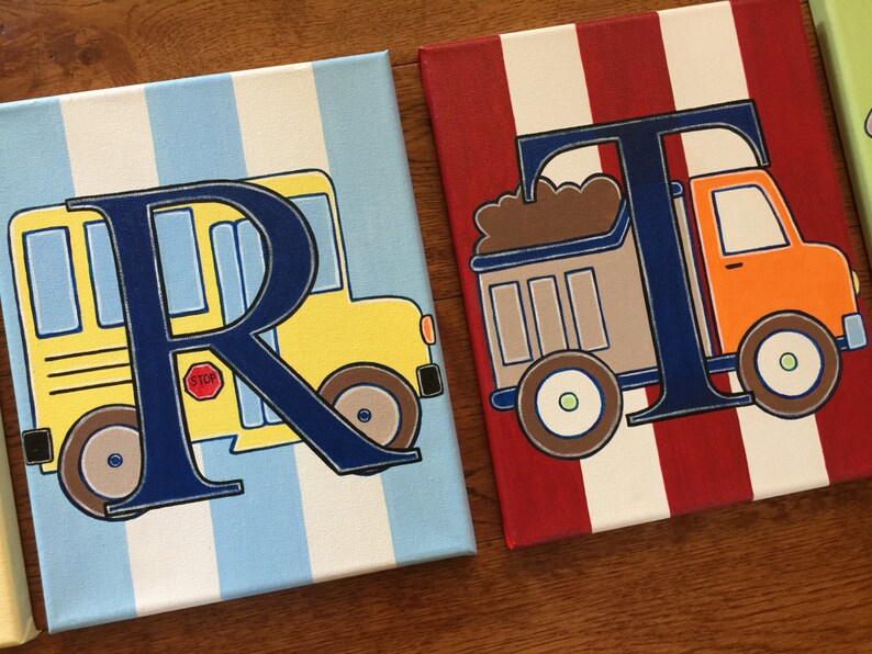 8" X 10" Personalized Name Wall Letters Patrick Quilted Bedding ...