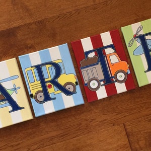 8" X 10" Personalized Name Wall Letters Patrick Quilted Bedding ...