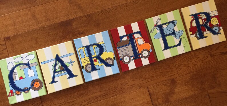 8 X 10 Personalized Name Wall Letters Patrick | Etsy