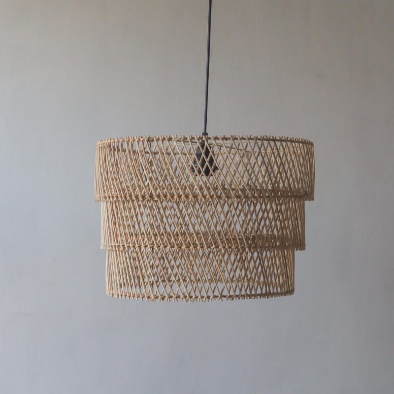 Rattan Lampshade - Etsy Ireland