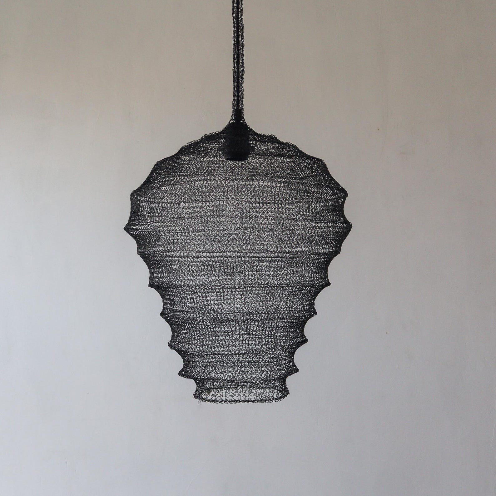 Wire Mesh Pendant Light,mesh Metal Lamp Satu Design, Mesh Metal Lantern ...