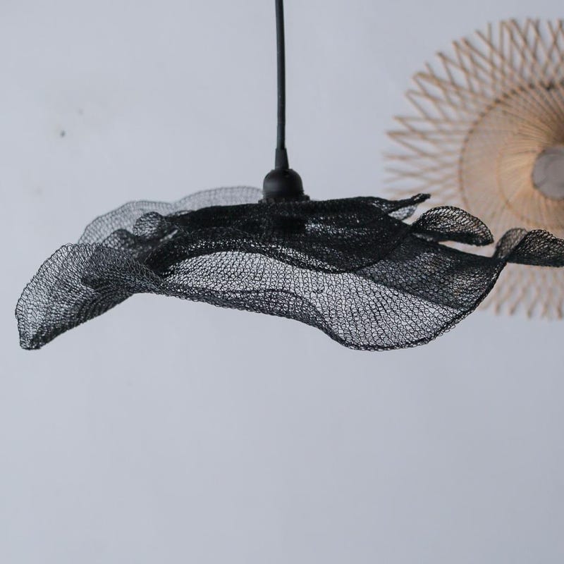 Metal Mesh Chandelier - Etsy