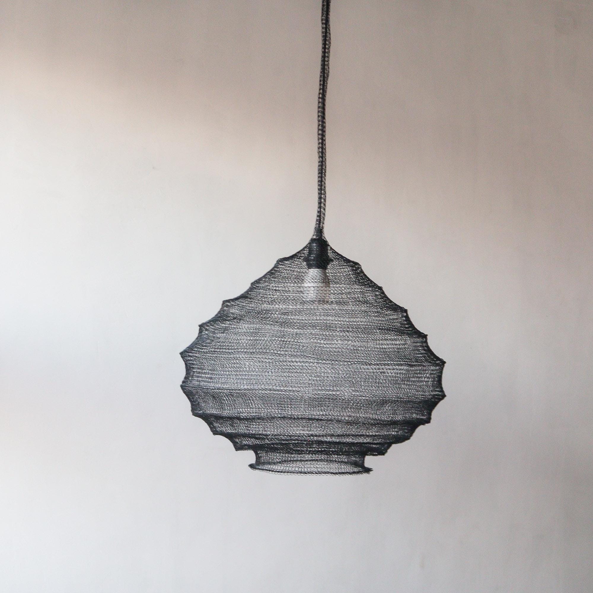 Wire Mesh Pendant Light,mesh Metal Lampshade, Mesh Metal Lantern,mesh ...