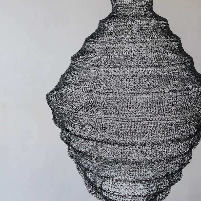 Wire Mesh Pendant Light,mesh Metal Lamp Dasa Design, Mesh Metal Lantern ...