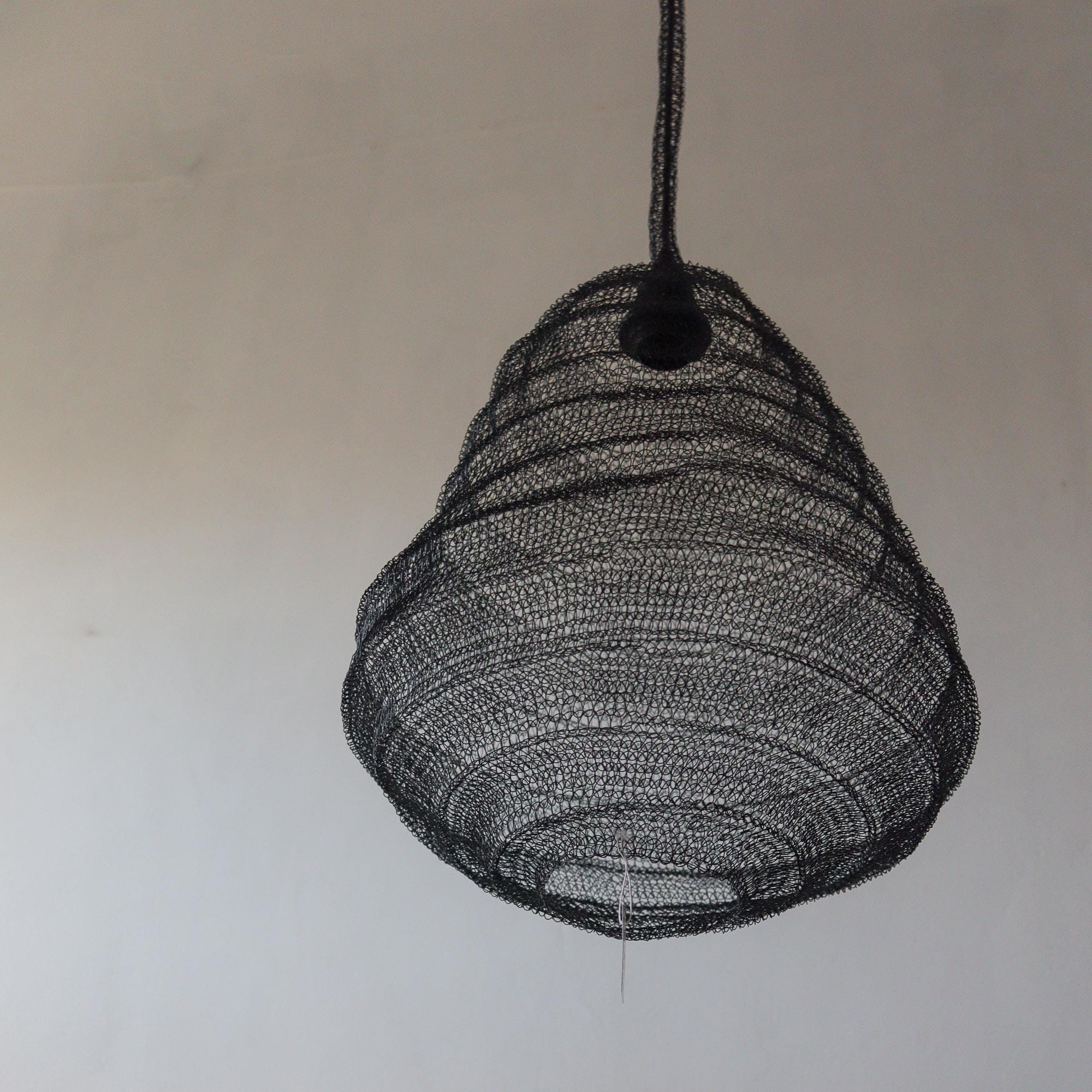 Wire Mesh Pendant Light,mesh Metal Lamp Lime Design, Mesh Metal Lantern ...