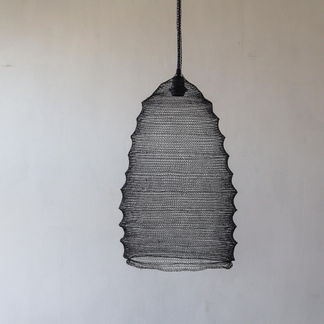 Wire Mesh Pendant Light,mesh Metal Lamp Satu Design, Mesh Metal Lantern ...