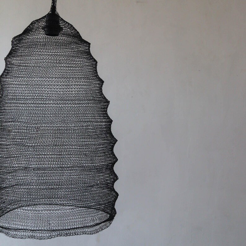 Wire Mesh Pendant Light,mesh Metal Lamp Satu Design, Mesh Metal Lantern ...