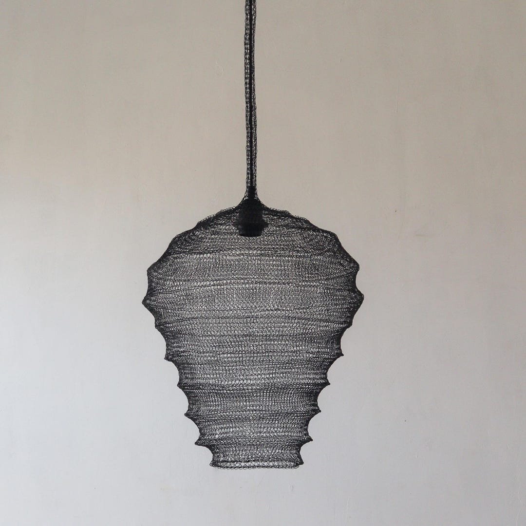 Wire Mesh Pendant Light,mesh Metal Lamp Satu Design, Mesh Metal Lantern ...