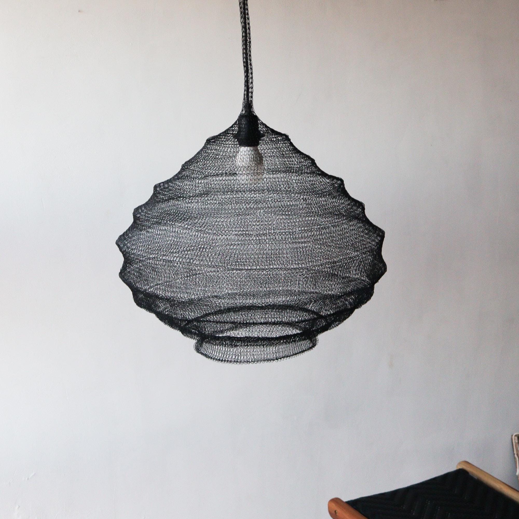 Wire Mesh Pendant Light,mesh Metal Lampshade, Mesh Metal Lantern,mesh ...