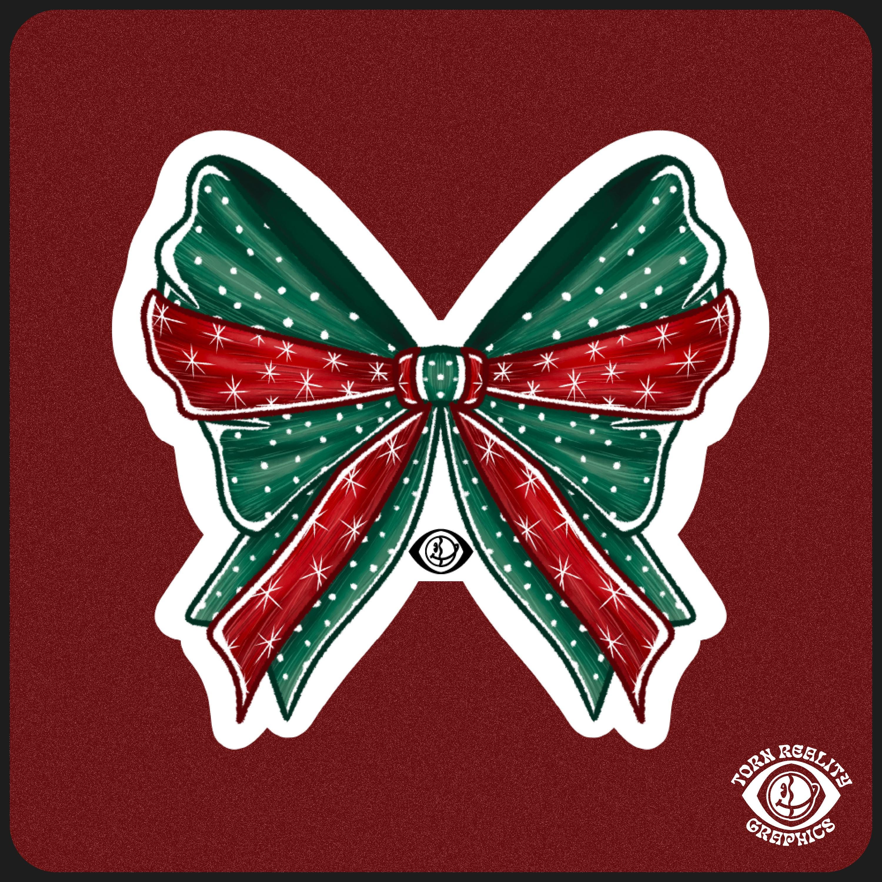Christmas Bows Sticker Pack - Etsy