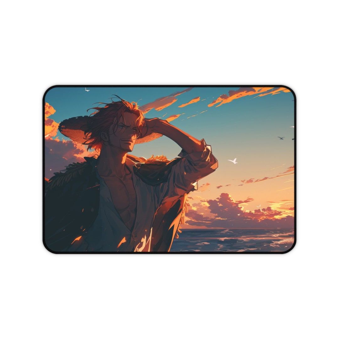 Shanks One Piece Anime Mousepad Anime Desk Mat One Piece Mousepad One ...