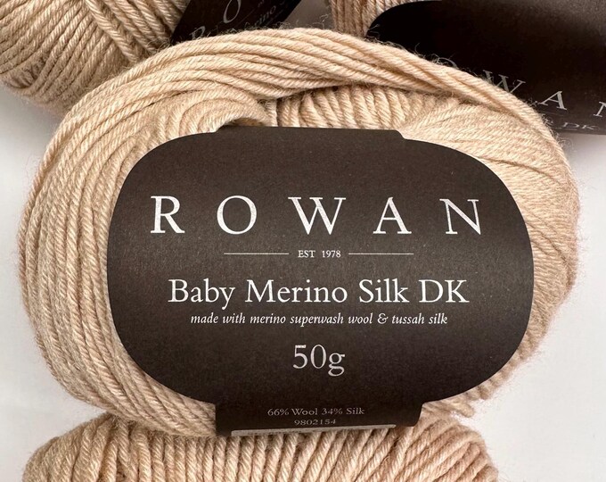 Rowan Baby Merino Silk DK 66% Wool 34 Silk Shade 00690 Made in Italy ...