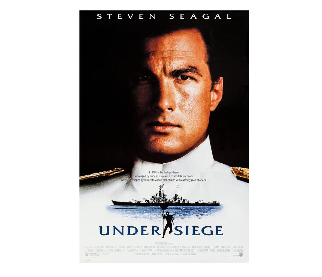 Under Siege Steven Seagal Movie Poster Film Plakat Print Unframed - Etsy