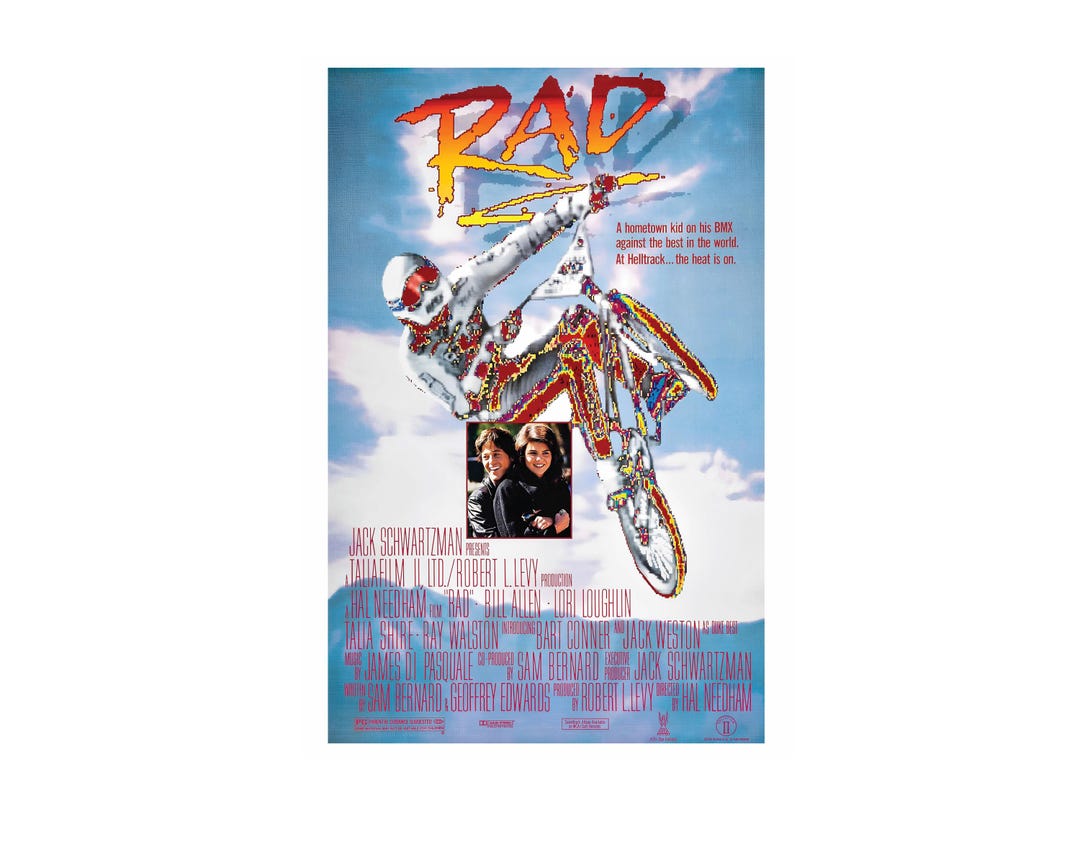 RAD Movie Poster Film Plakat Print Unframed - Etsy