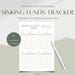 Sinking Fund Tracker Printable, Sinking Funds Template, Monthly Budget ...
