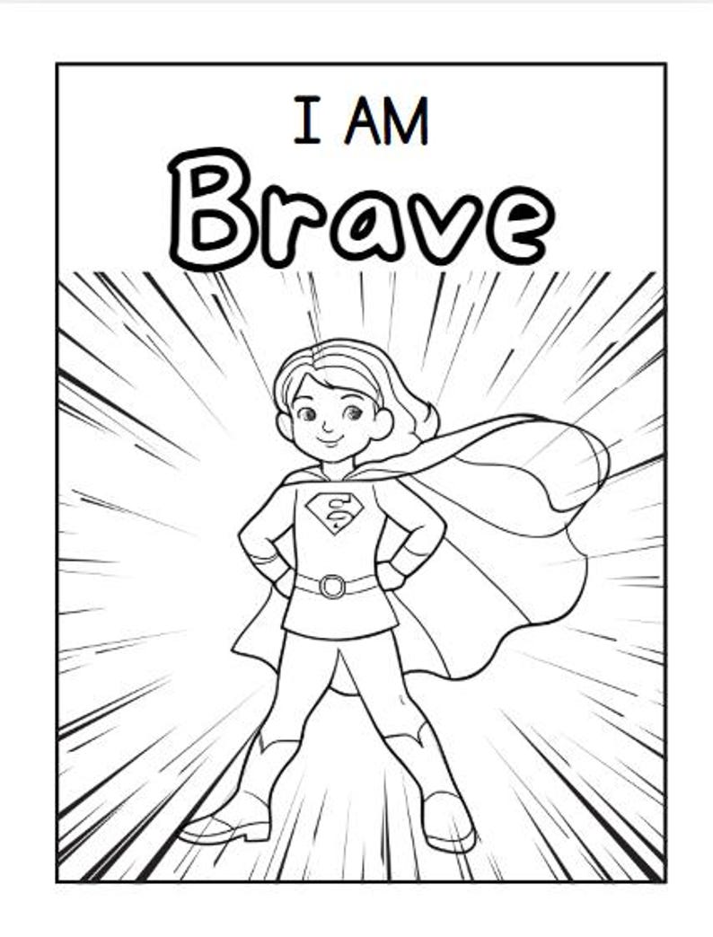 Printable Positive Affirmation Coloring Book for Kids – Digital ...