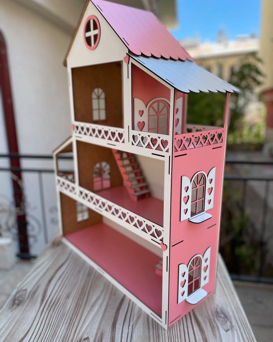 Laser Cut Dollhouse Digital File Cdr - Dxf - Etsy
