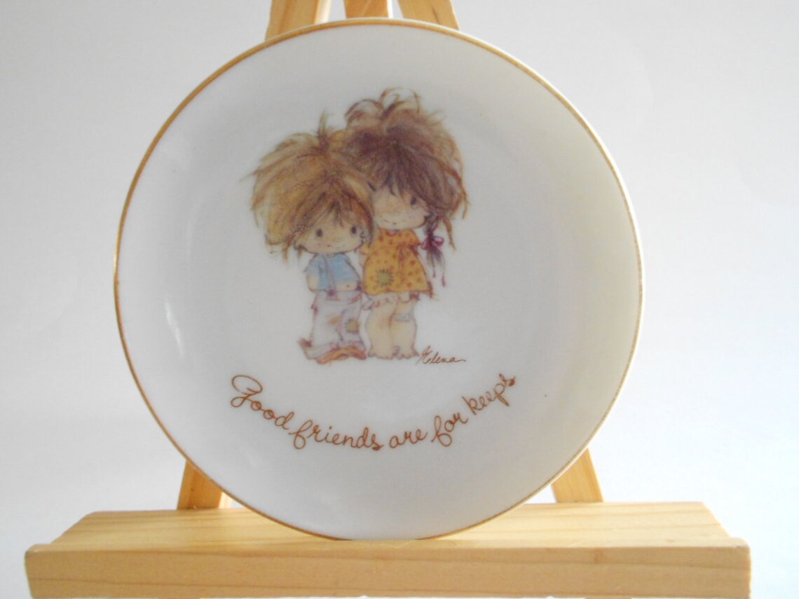 Good Friends Plate Mini Plate Boy and Girl American Greetings - Etsy