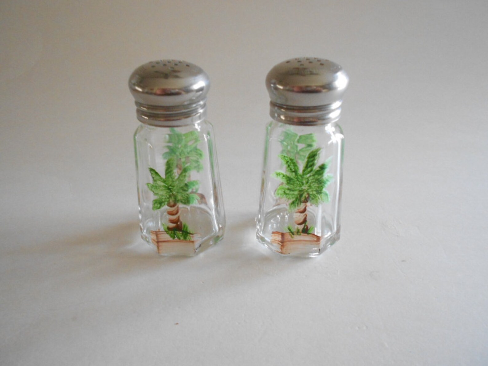 Palm Trees Salt Pepper Shakers Salt Pepper Jars Spice Jars | Etsy