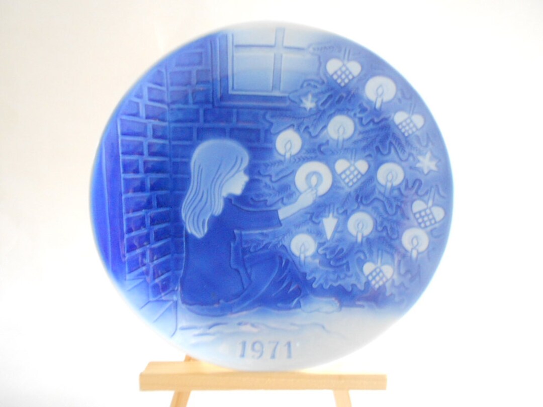 Desiree Old Copenhagen Blue Denmark Plate Svend Jensen of Denmark ...