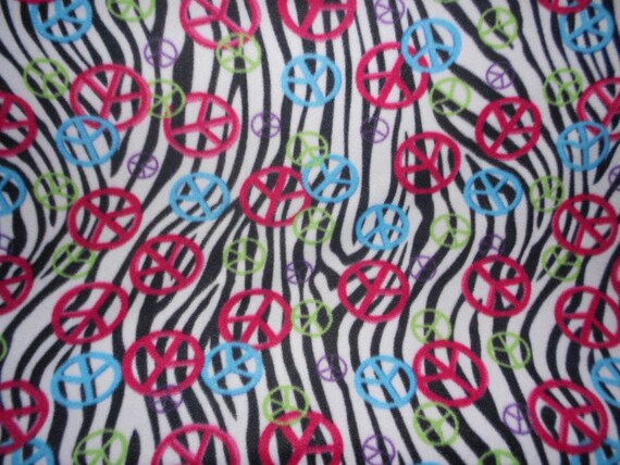 Cute Zebra Peace Signs