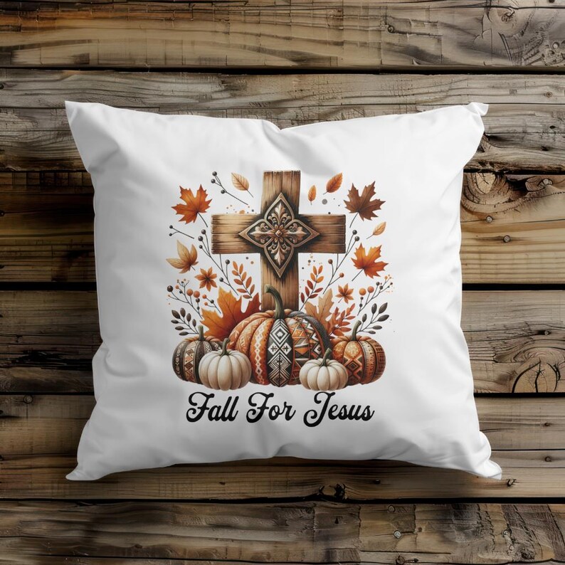 Fall for Jesus Faith-inspired Autumn Artwork - Etsy