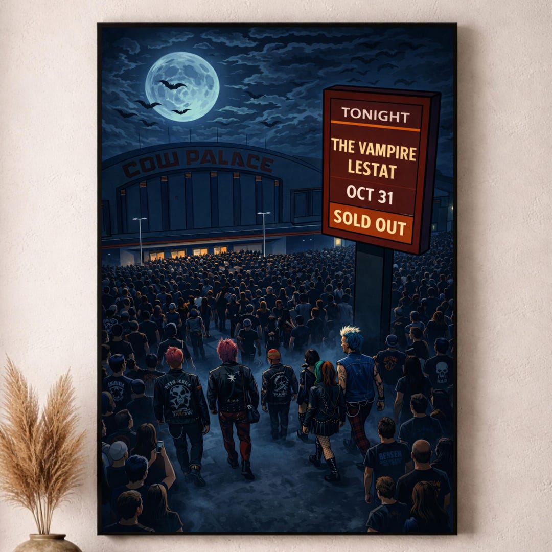 The Vampire Lestat at Cow Palace, San Francisco, 13x19 Inch Print - Etsy