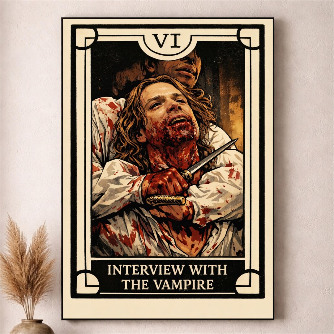 Interview With the Vampire Tarot Card, 13x19 Inch Print - Etsy