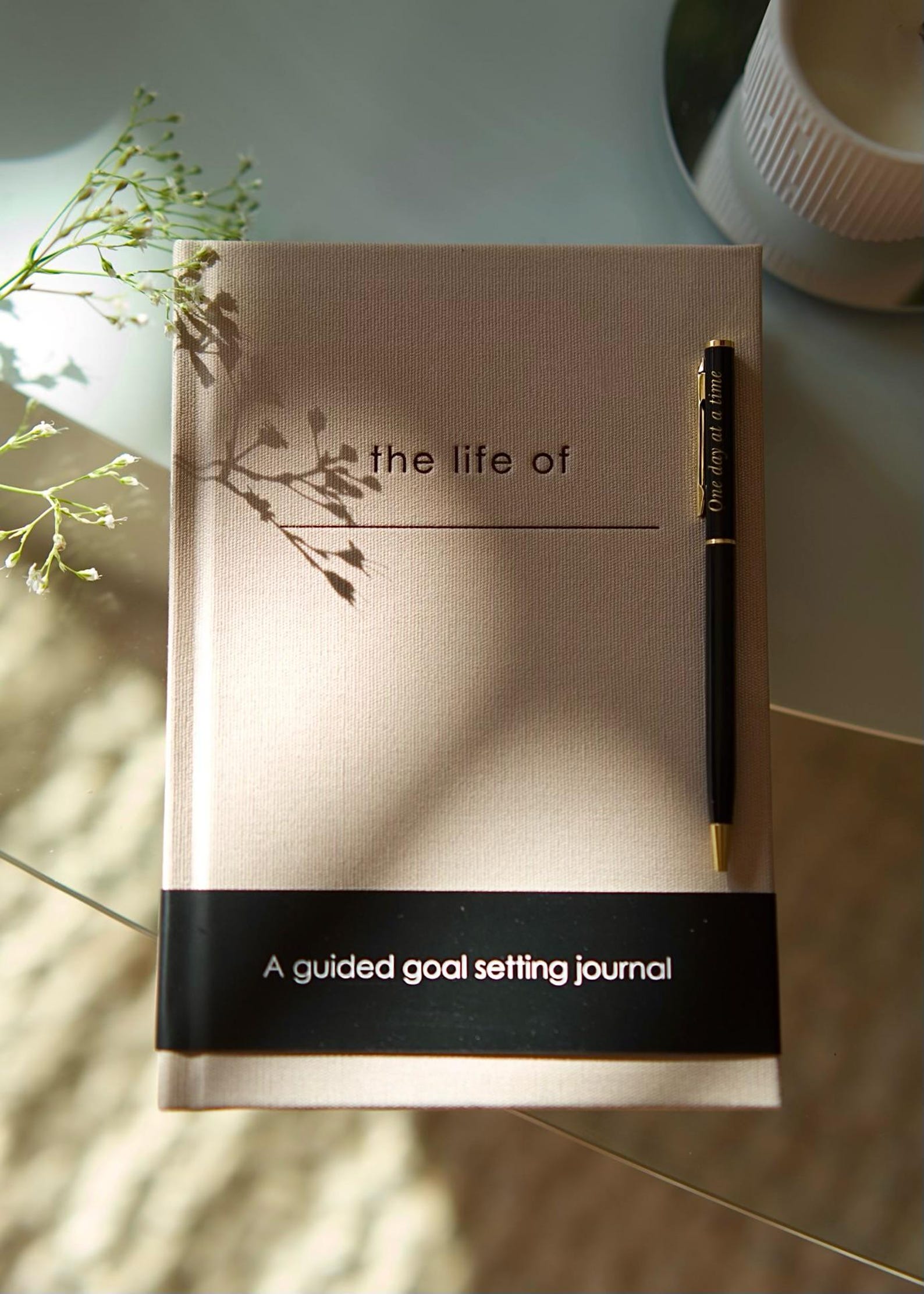 Guided Goal Setting Journal - Daily Planner, Wellness Journal ...