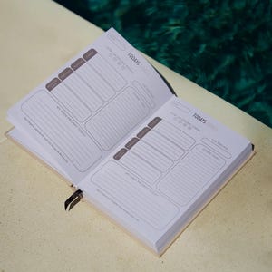 Guided Goal Setting Journal - Daily Planner, Wellness Journal ...