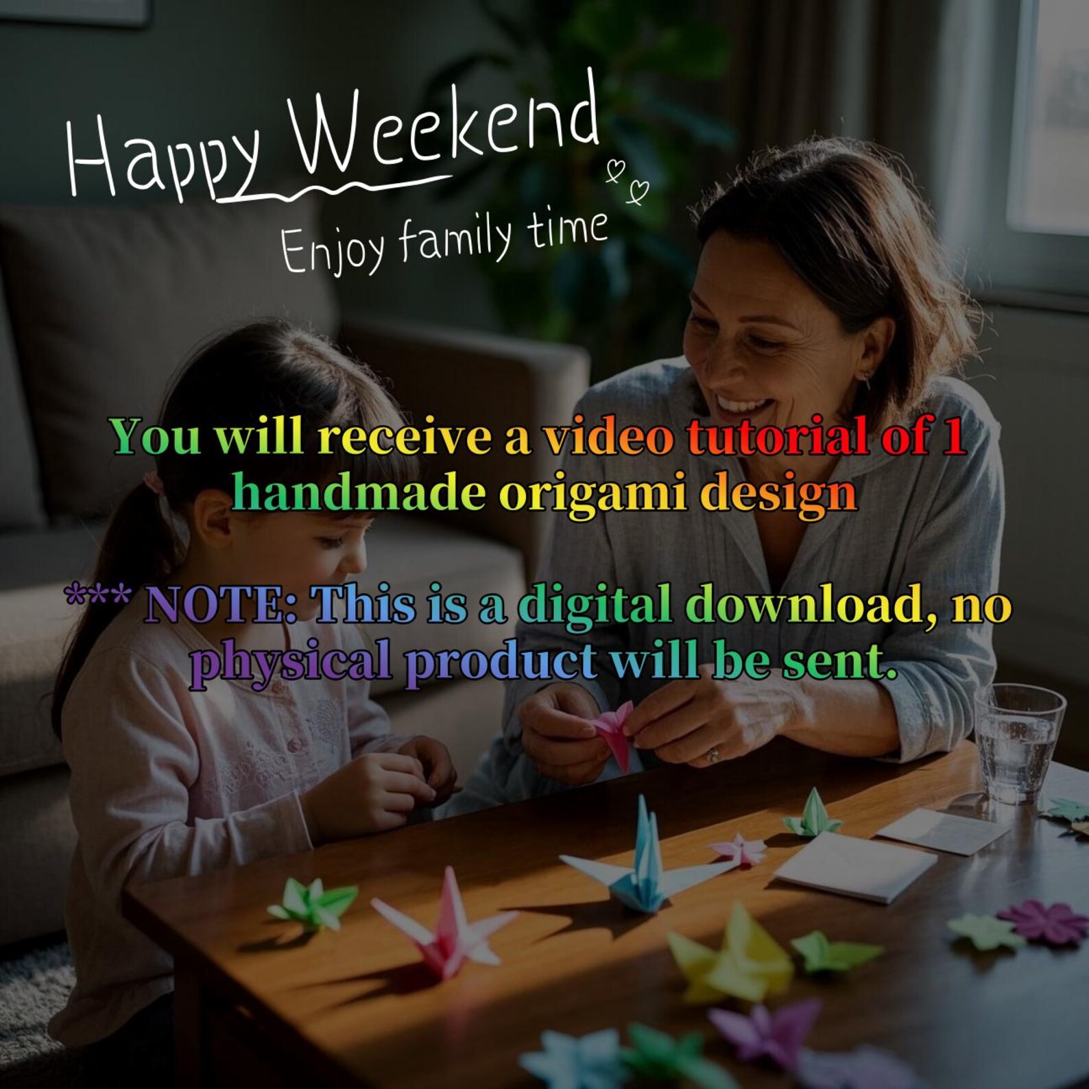 Origami Kitten,papercraft Origami Diy,easy Origami for Kids- Animal Origami Designs- Instant ...