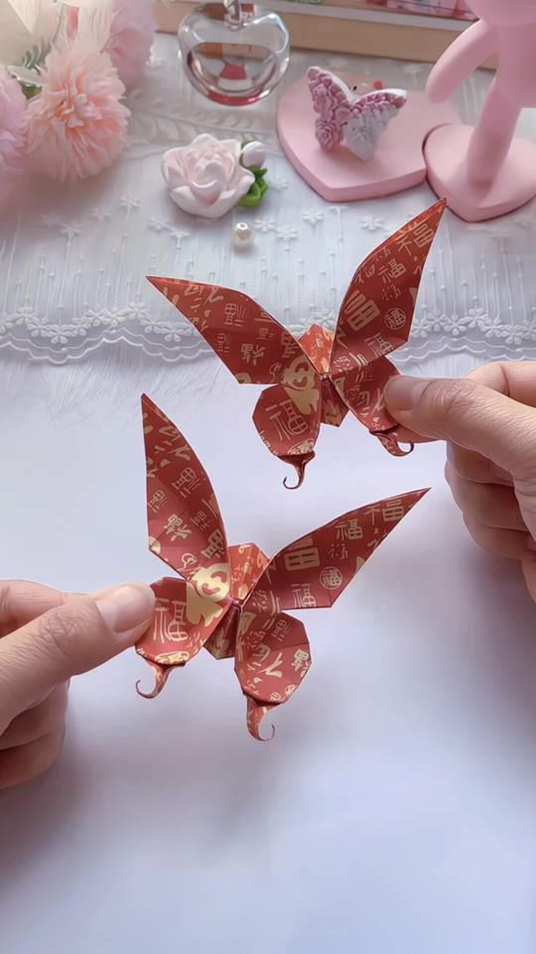 Papercraft Origami, DIY, tutoriel vidéo - Téléchargement instantané Papillon en origami ...