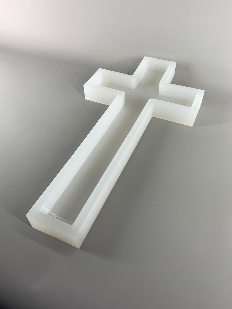 20" X 10" Cross Silicone Mold - Etsy