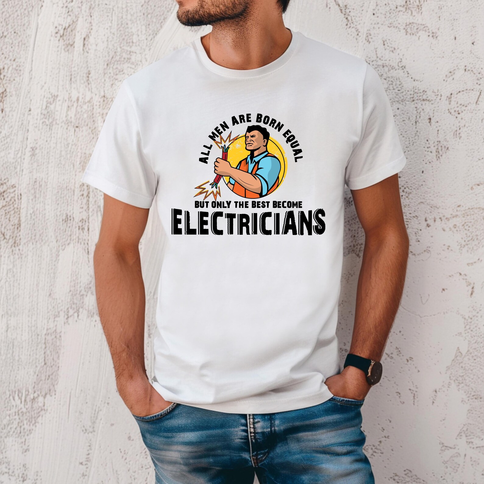 Only the Best Become Electricians Shirt, Electrician T Shirt ...