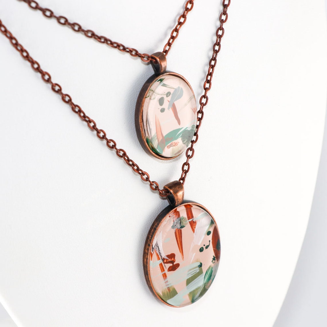 Abstract Art Painting Pendant - Studio Graffiti Collection - Beach Club ...